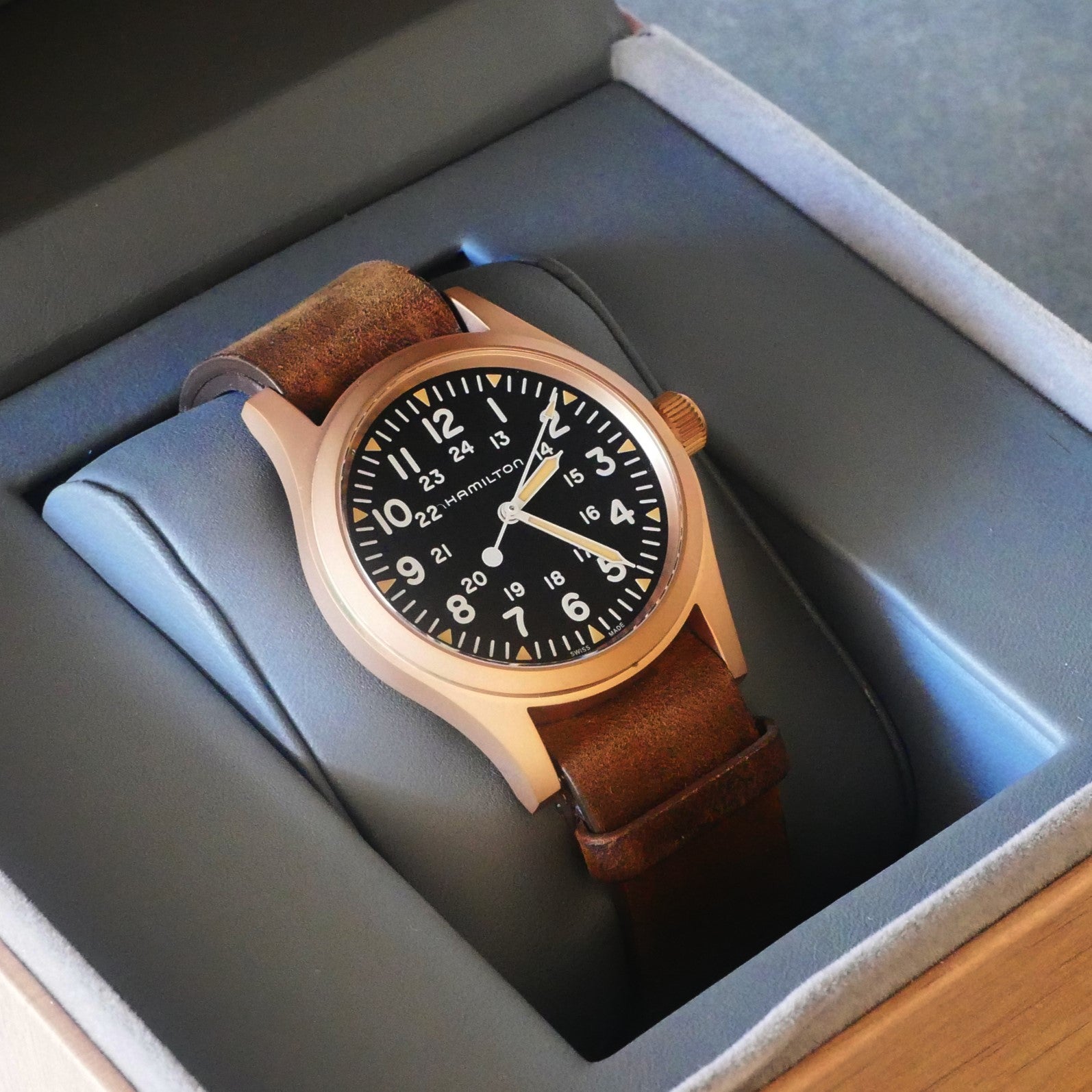 Hamilton, Khaki Field Bronze, Mechanical, 38mm, H69459530 – Timeless Luxury